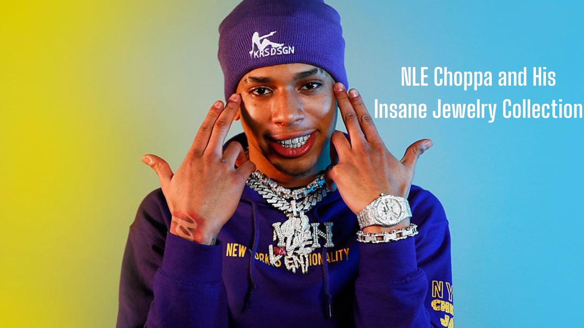 NLE Choppa and His Insane Jewelry Collection – Adamans