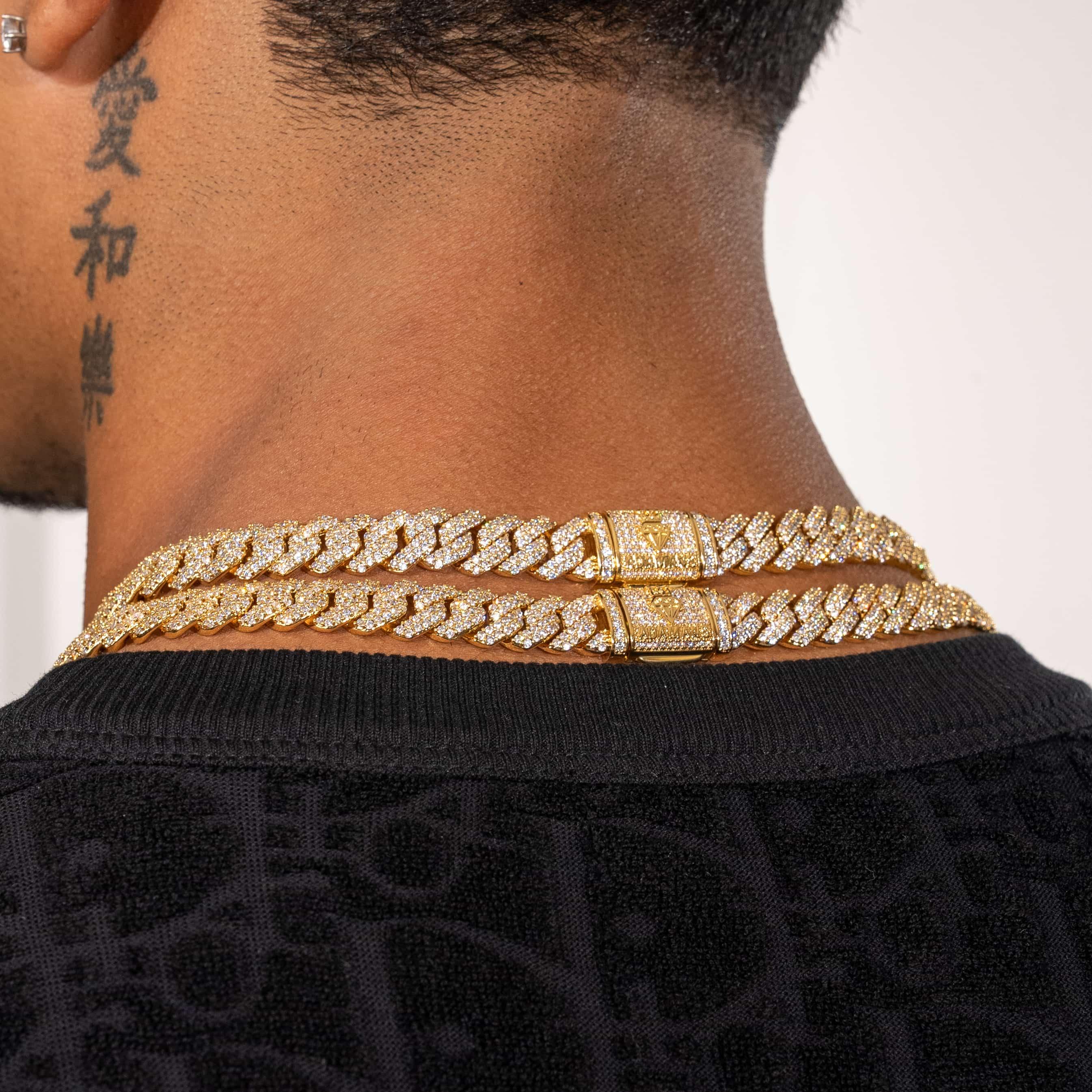10mm Monaco Chain - Gold – Adamans