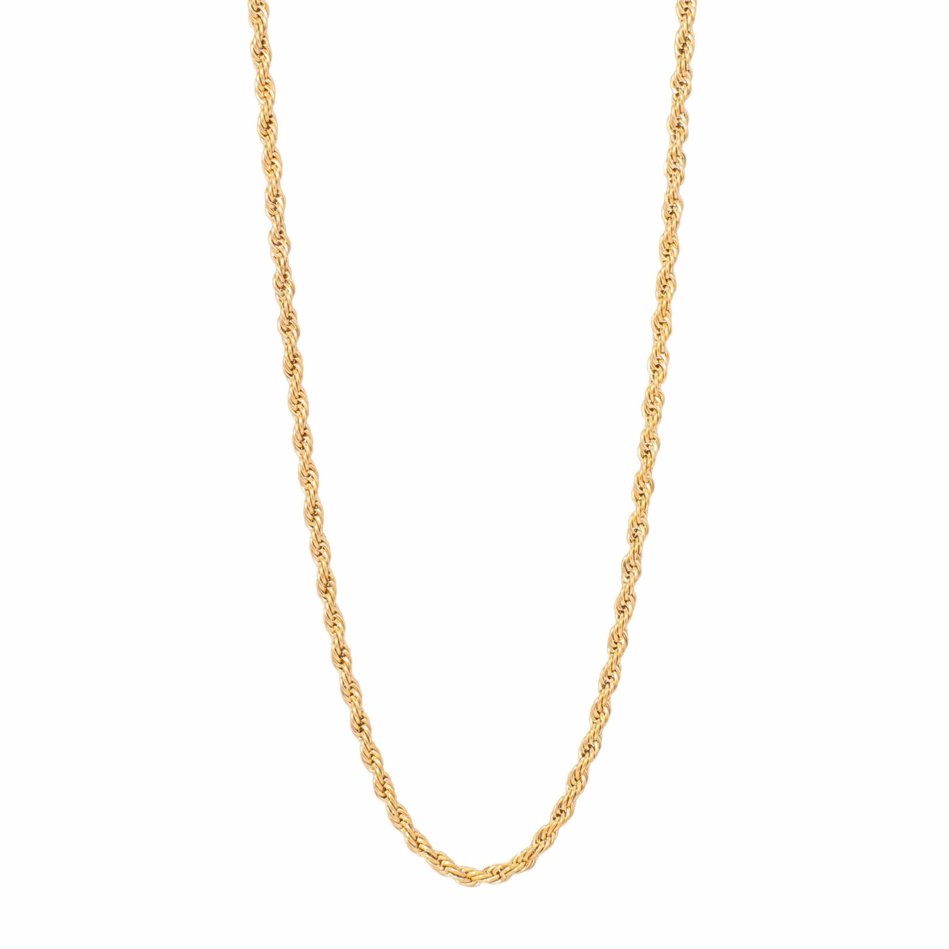 4mm Rope Chain - Gold – Adamans