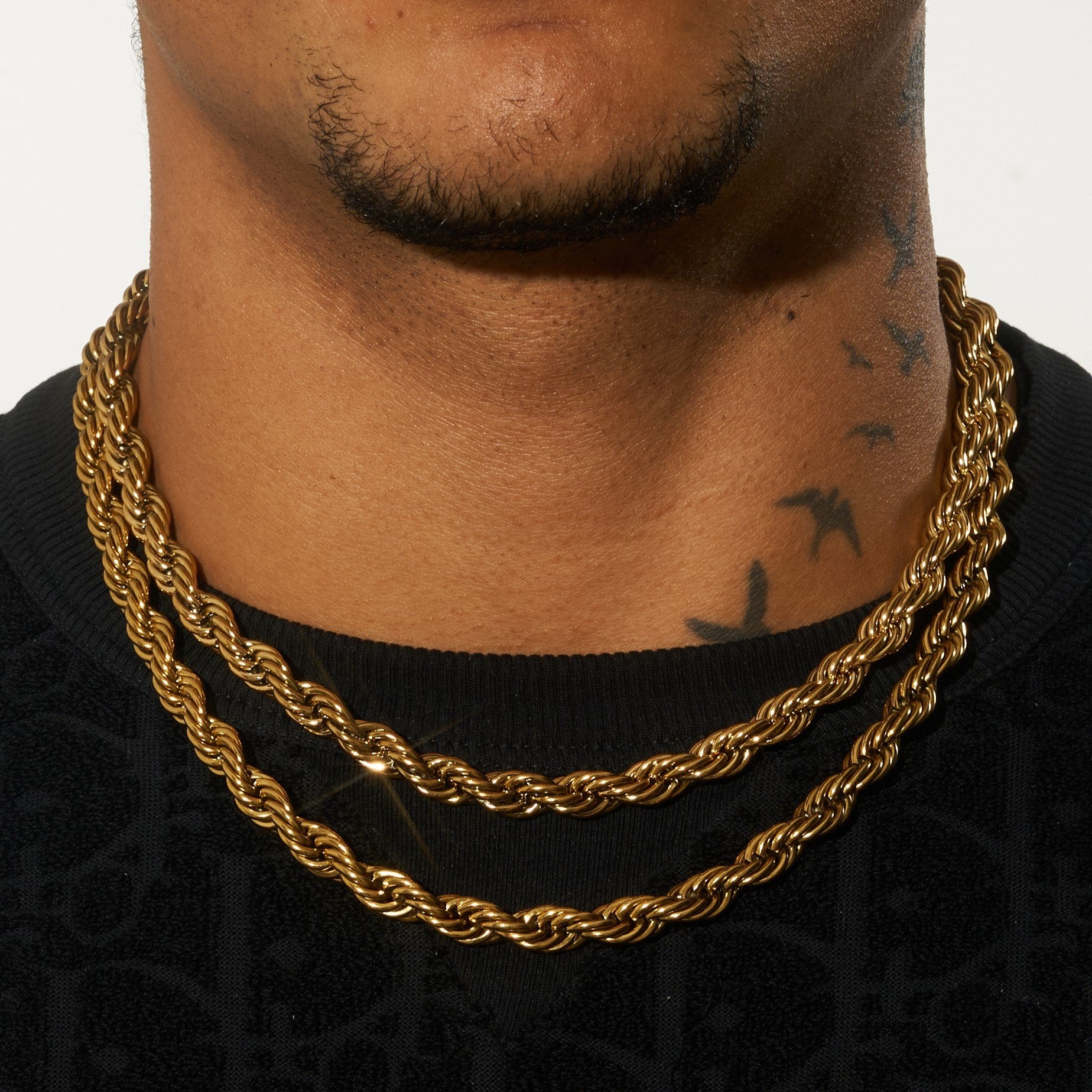 8mm Rope Chain - Gold – Adamans