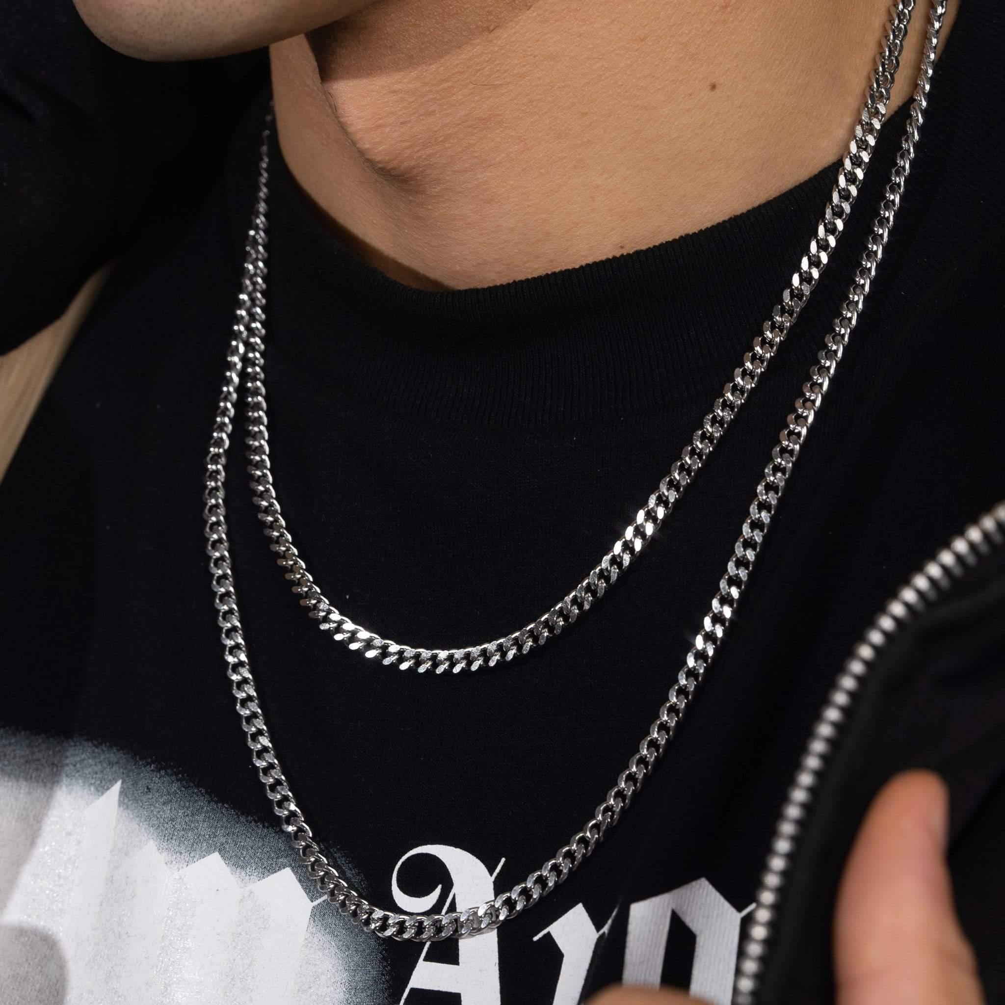 Micro Cuban Chain - White Gold – Adamans